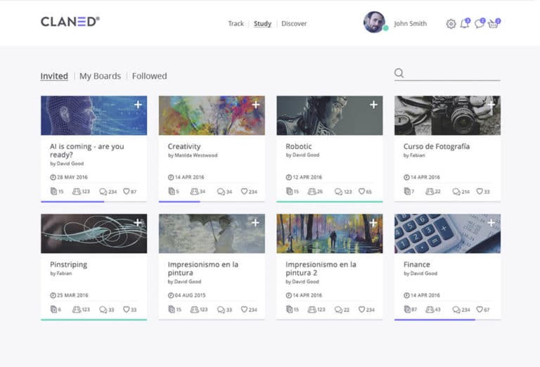 Online Learning Platform Claned